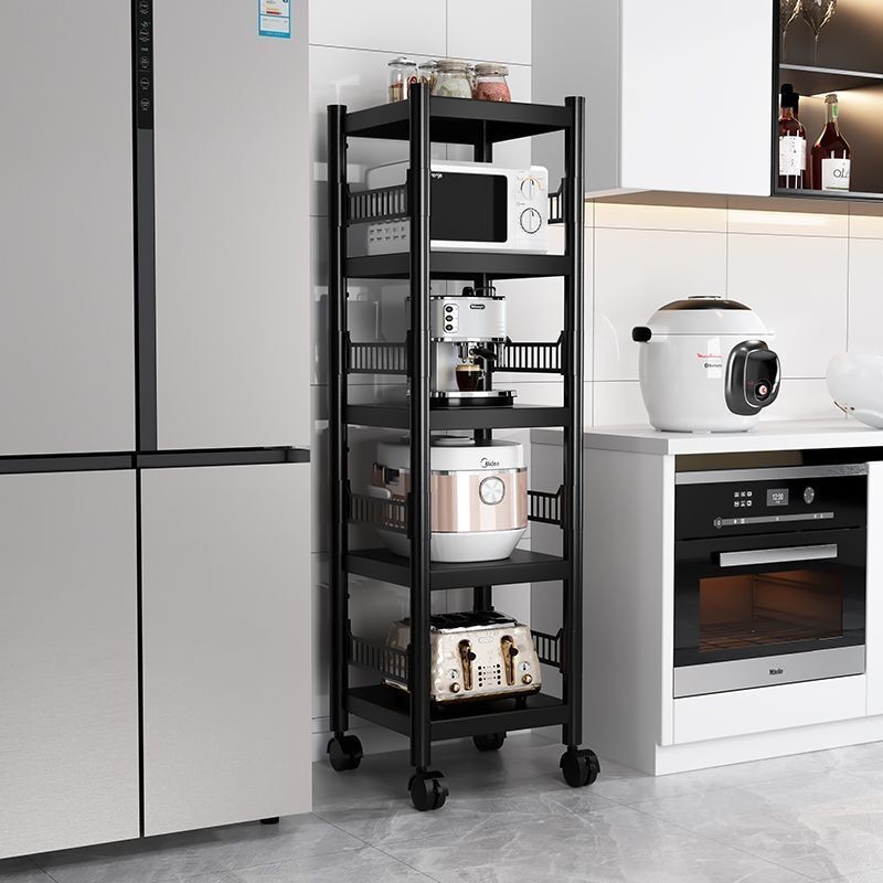 YSSH Kitchen Storage Home Seam Style Storage Rack Household Floor ...