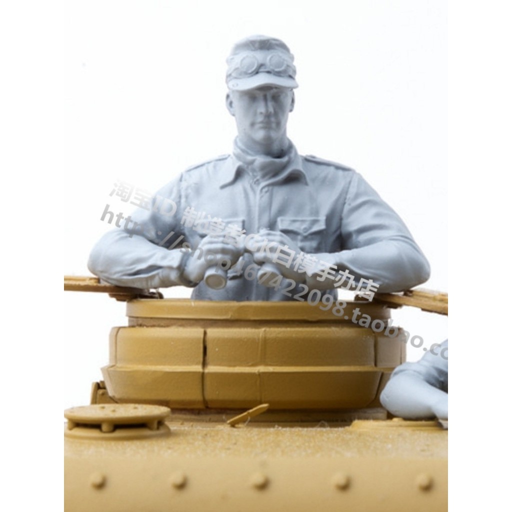 [Resin Model] 1/35 Character WW2 War German DAK Tank Third Armorer Ausf ...