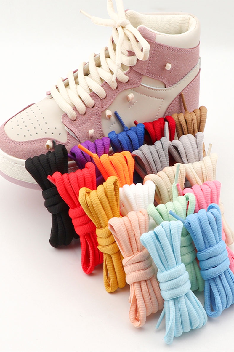 Oval Shoe Laces Half Round Shoelaces for Athletic Running Sneakers ...