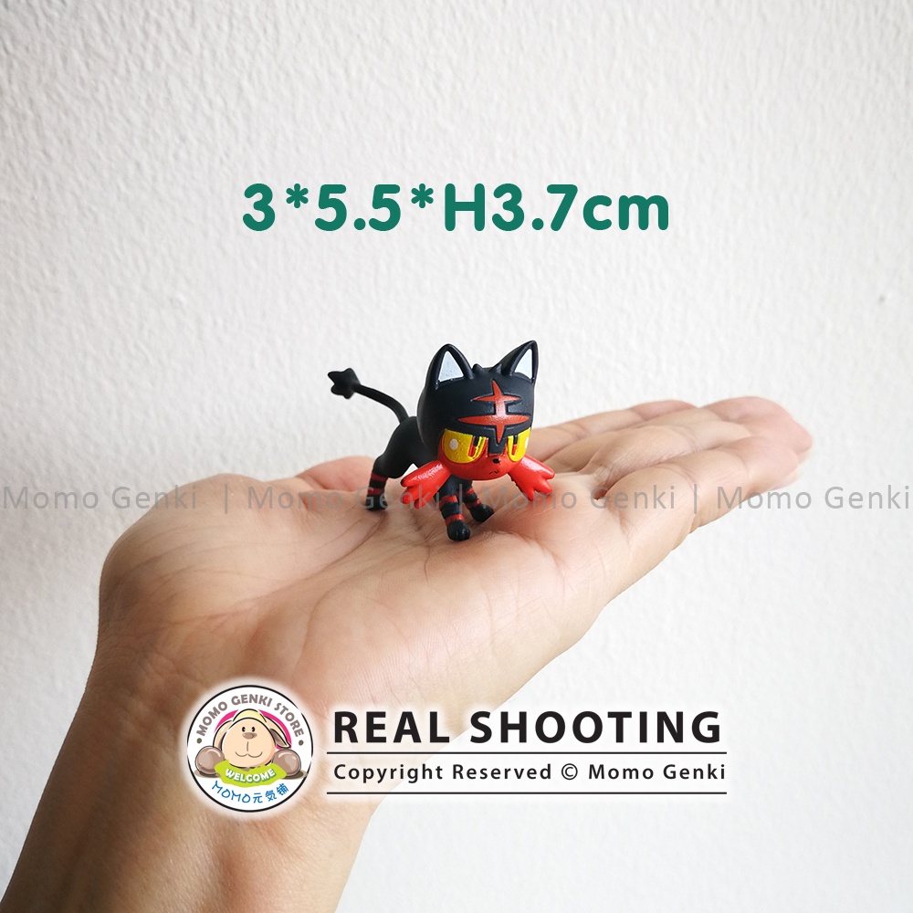 [725-Litten] Pokemon WCT Pikachu Litten Collective Figures Toy Doll ...