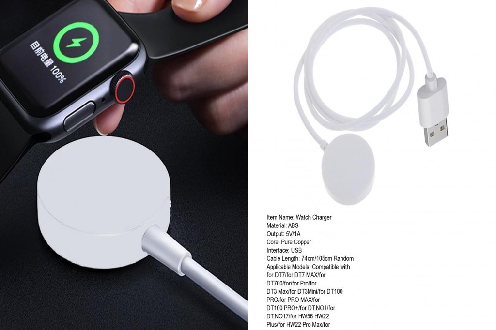 PP Smart Watch Charger Magnetic Suction Sensitive Induction Not Hurt ...