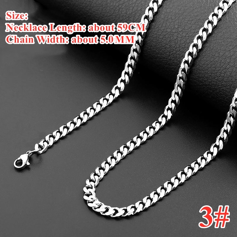 Men and Women Stainless Steel Sweater Chain Necklaces | Shopee Singapore