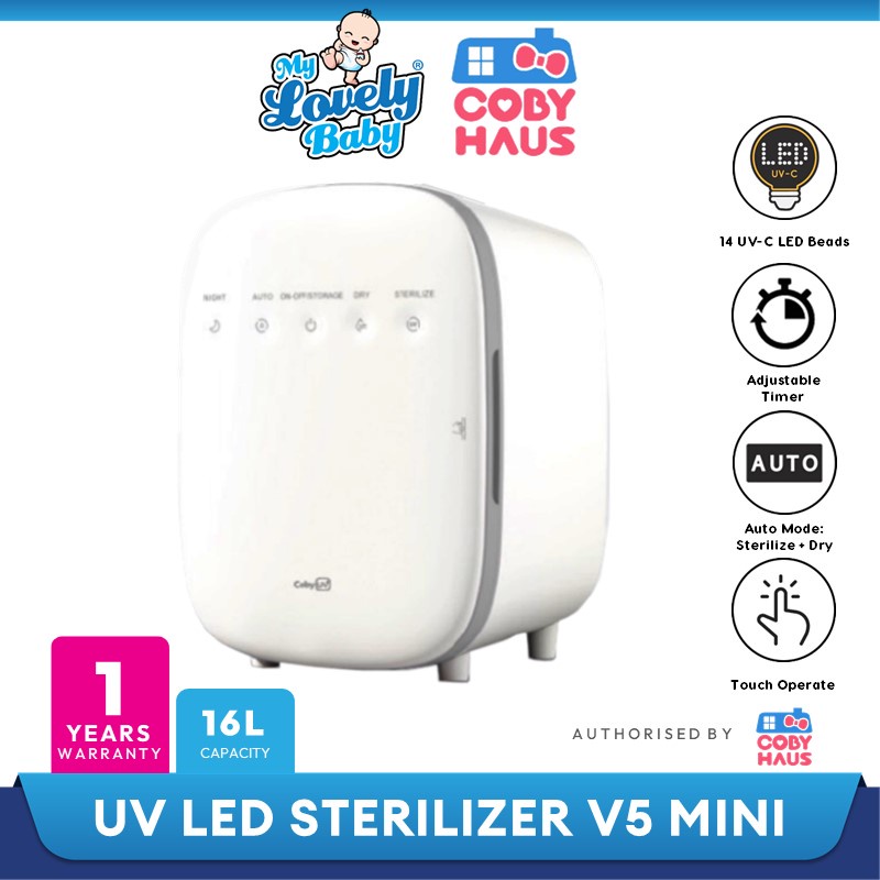 Coby UV LED V5 Mini Waterless Sterilizer & Dryer | UV mini / V2 / V3 ...