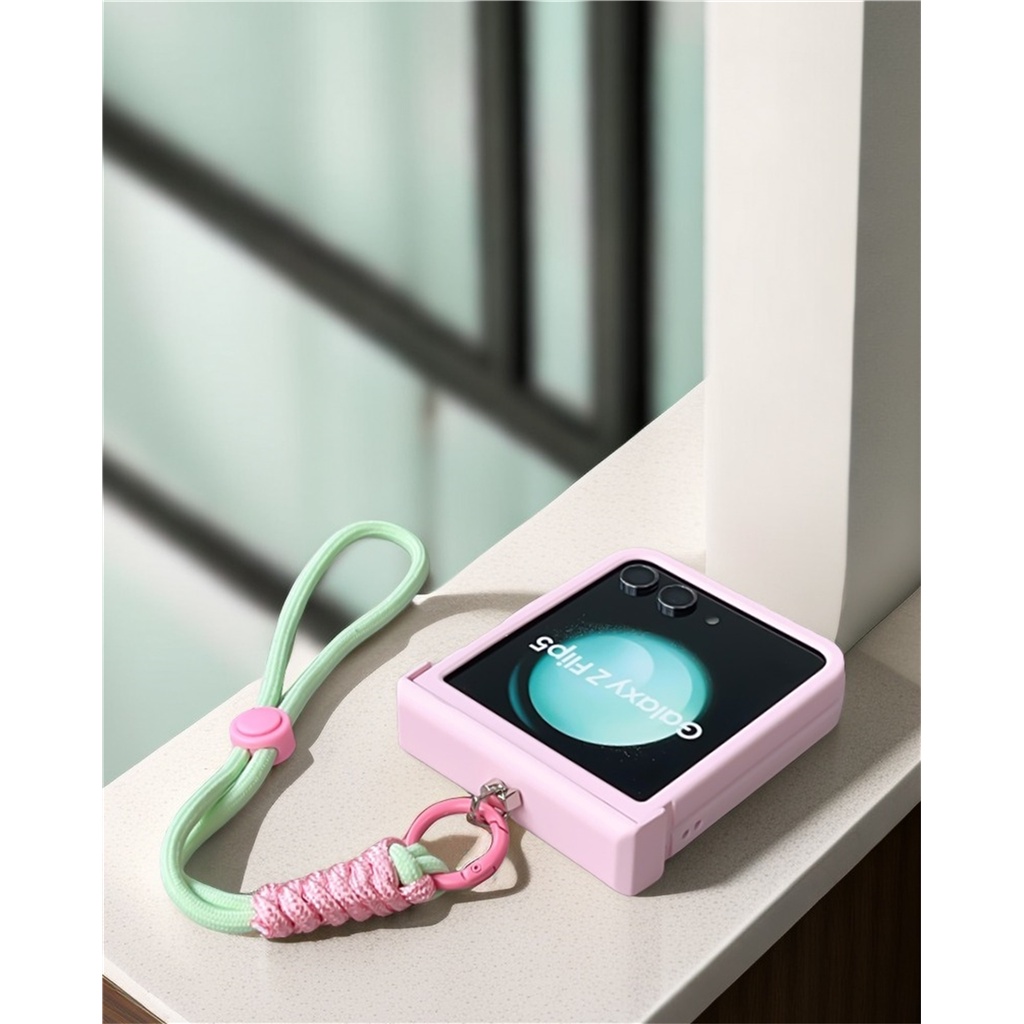 Korean Luxury Simple Large Window Candy Color Button Portable Rope Case ...