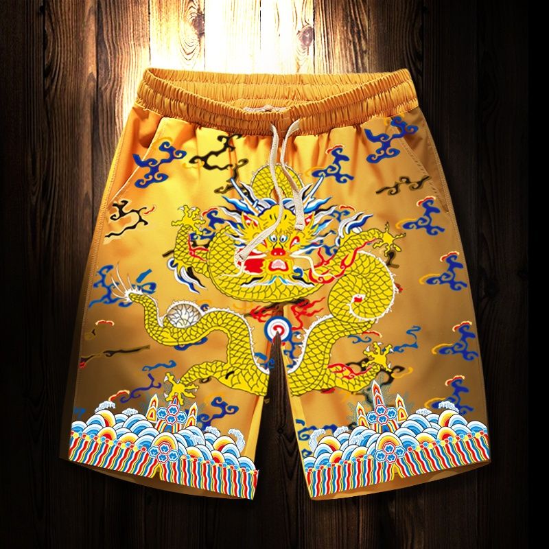 Short shorts Men Unique Loose Large Size Casual shorts National Trendy ...