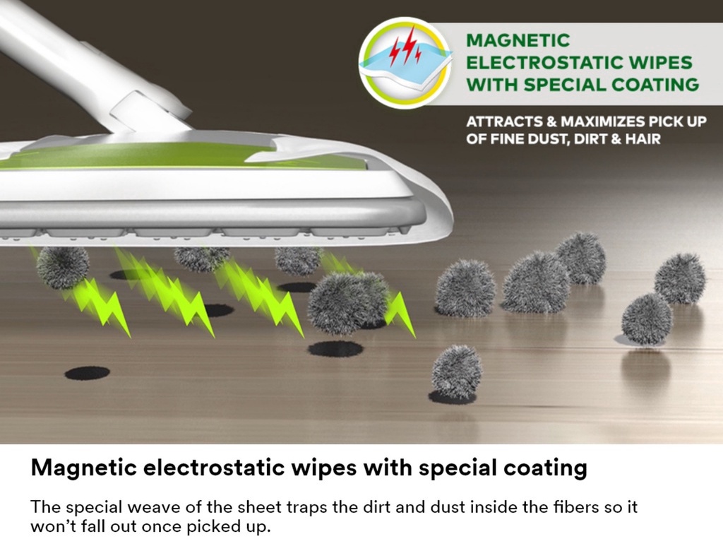 3M™ Scotch-Brite™ Easy Sweeper Plus Dry Disposable Paper Wiper Refills ...