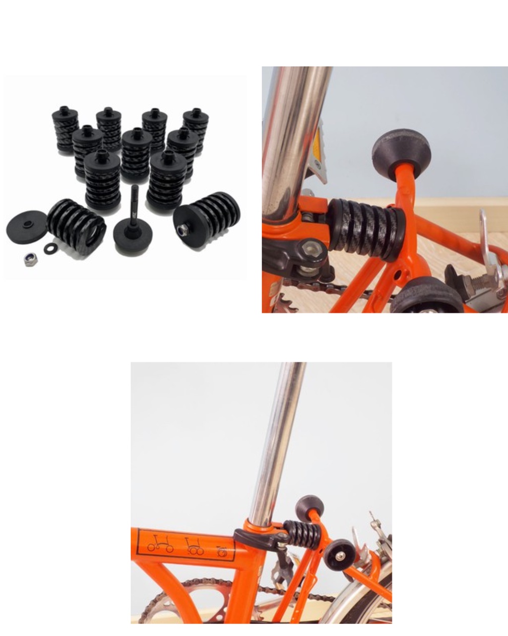 TRIGO Bicycle Rear Suspension for 3sixty PIKES Folding Bike Spring ...