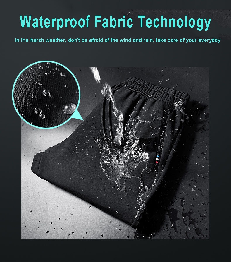 Warm Waterproof Pants Men Women Outdoor Winter Softshell Fleece ...