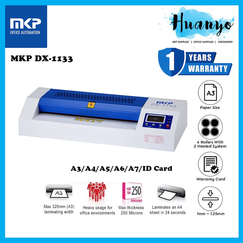 MKP Office Heavy Duty Laminate / Laminating / Laminator Machine A3 size ...