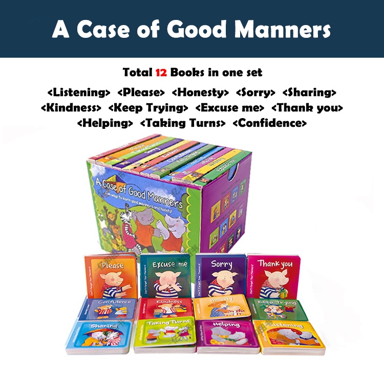 【12 Books】A Case of Good Manners 12 books box set, Children's Hard ...