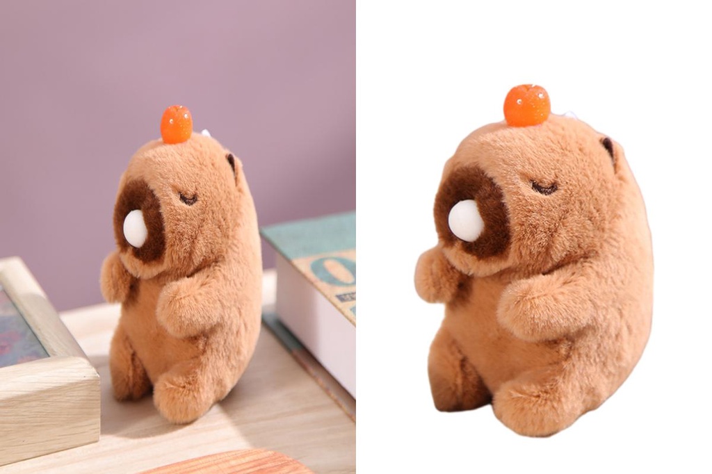 [TS] Spinning Plush Toy Novelty Stuffed Animal Adorable Capybara Plush ...