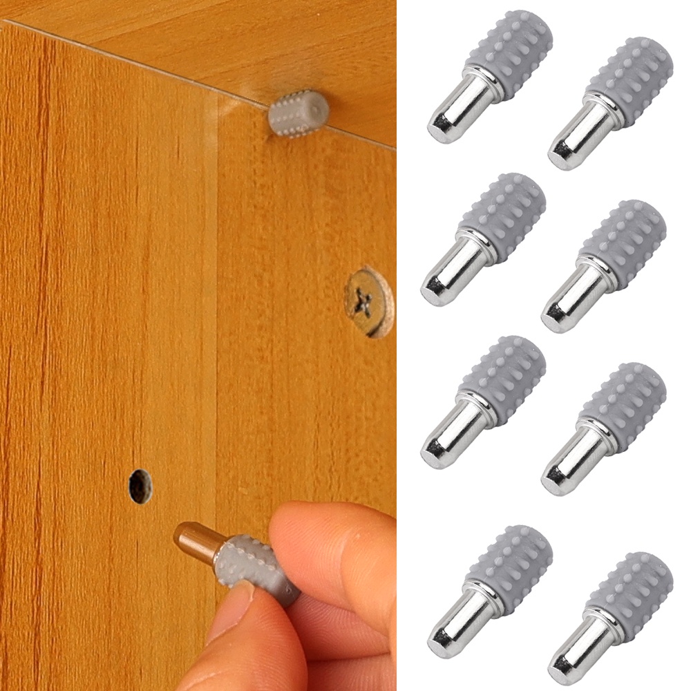 10Pcs Shelves Brackets Non-slip Fixed Studs Peg / Shelf Studs Pegs With ...