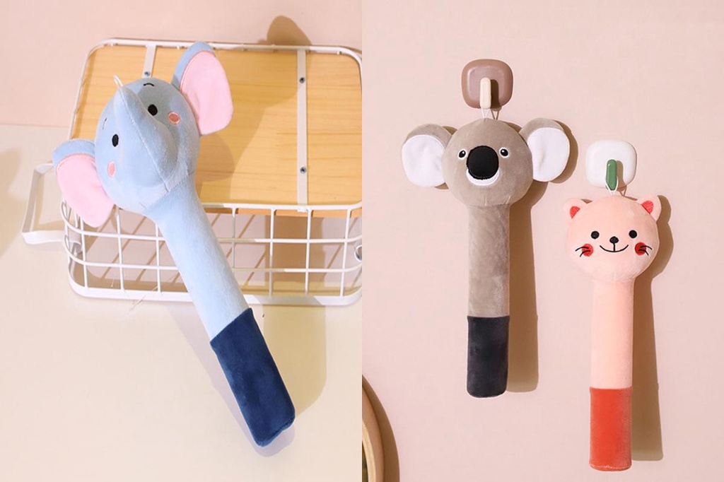 chicstyle Cute Cartoon Massage Tool Adorable Animal Shape Plush Massage ...