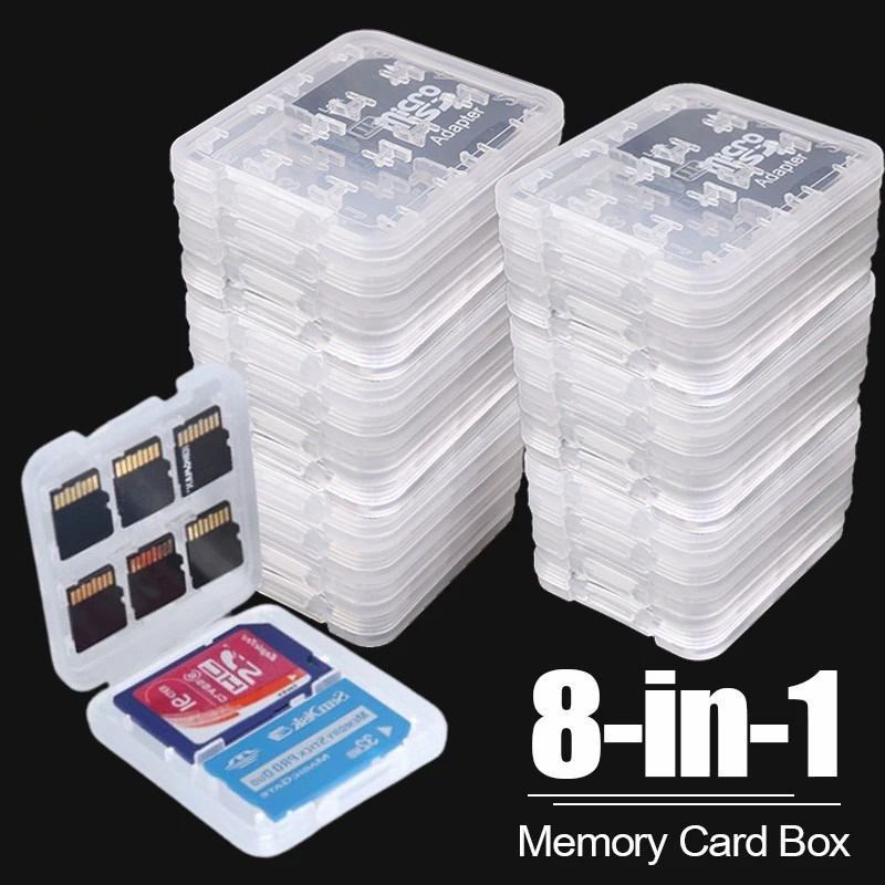 [Wholesale Price] Clear Plastic SIM Cards Protective Case / 8 in 1 ...