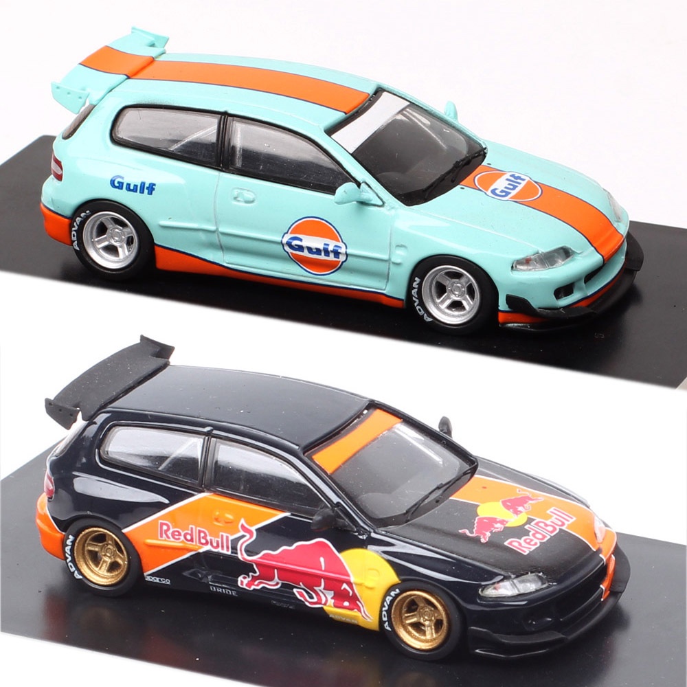 1/64 Scale Honda Civic EG6 Pandem Gulf Rally Racing Diecasts & Toy ...