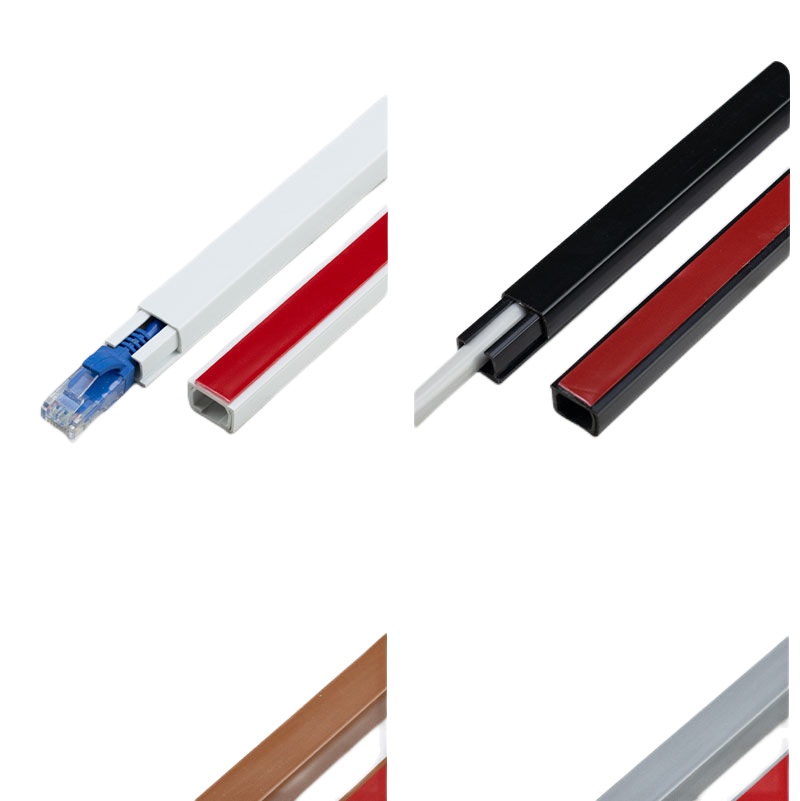 PVC Small Square New Invisible Surface Mounted Wire Network Cable ...