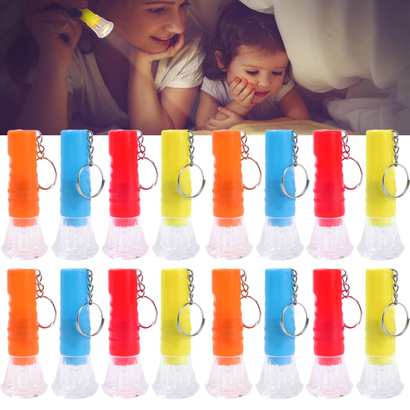 Camping Portable Plastic Flashlights / Mini LED Flashlight with Keyring ...