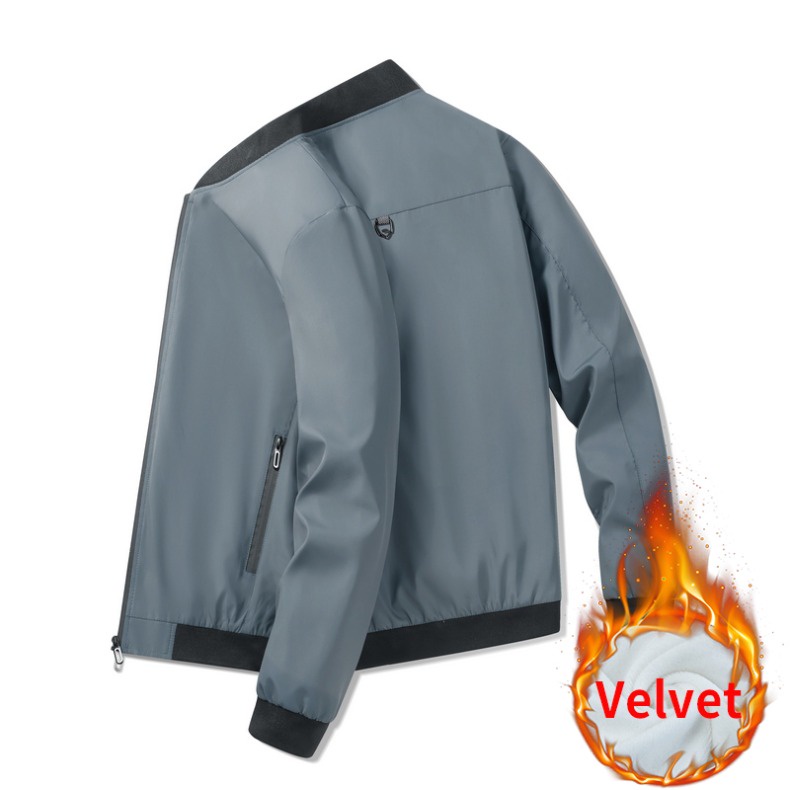 [Ready Stock] Jacket Men Korean Slim Fit Bomber Jacket Windproof and ...