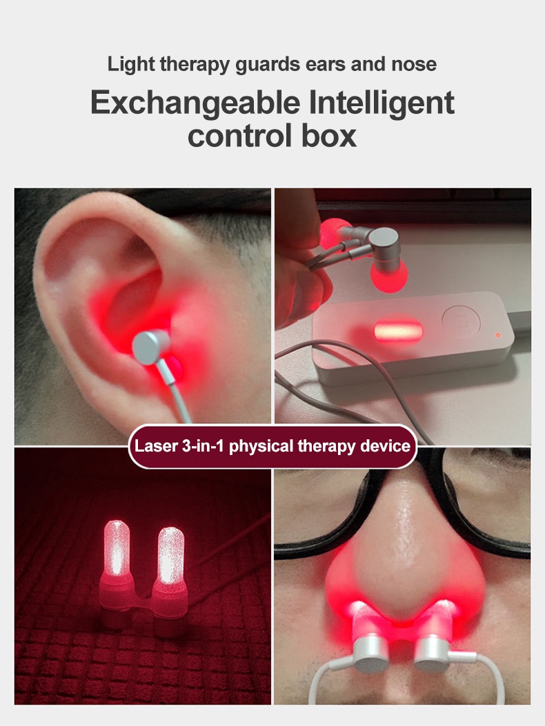 650nm Laser Therapy Tinnitus Ear Laser Therapy LLLT Irradiation Laser ...