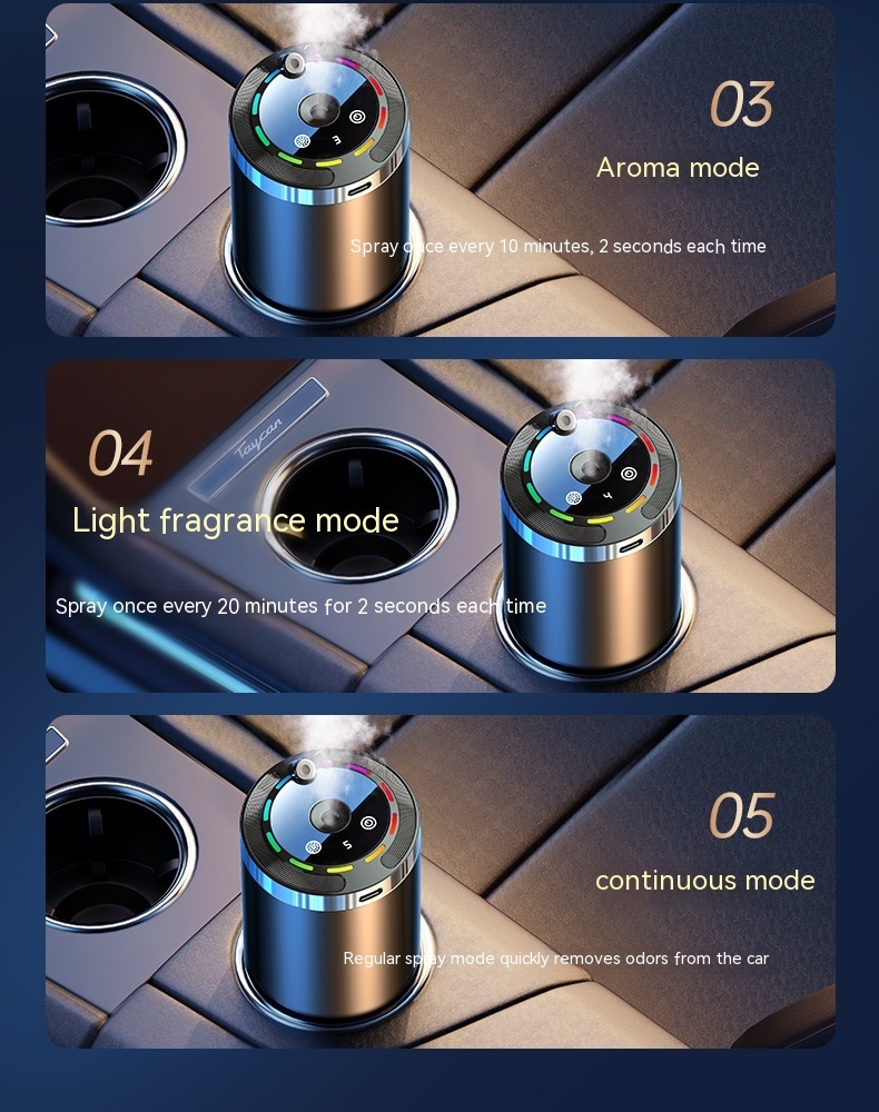 Car Aroma Diffuser Nebulizer Home Wireless Ultrasonic Aroma Diffuser ...