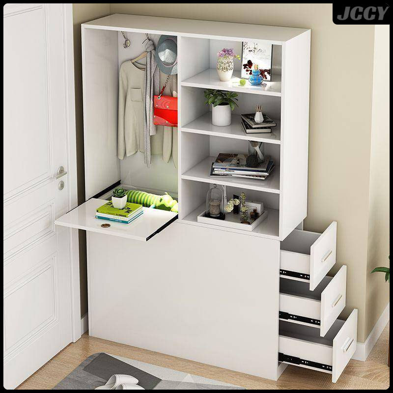 Storage Cabinets Gap Storage Hallway Corner Wardrobe Side Pull-out ...