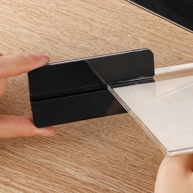 A4/A5/A6 Acrylic Pull-Out Card Display Board/ Transparent Desktop Card ...