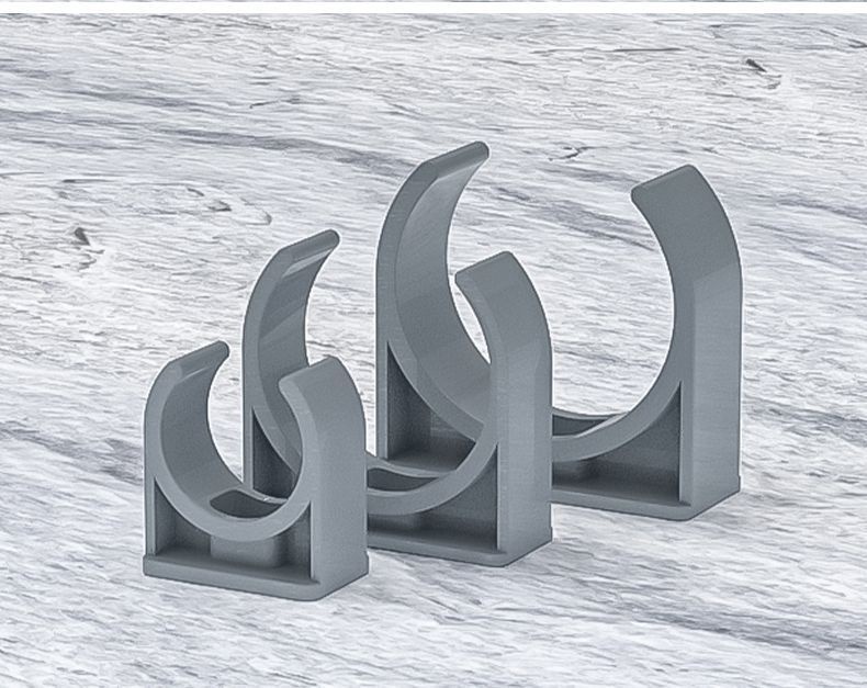 PVC Water Pipe Pipe Clamp U-Shaped Fixed Pipe Accessories Plastic Clip ...