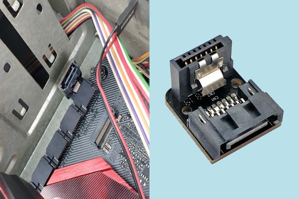 PP Motherboard Header Fast Lossless Plug Play Motherboard SATA 7Pin 90 ...