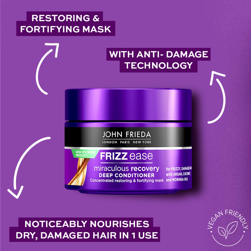 John Frieda Frizz Ease Miraculous Recovery Deep Conditioner 250ML ...