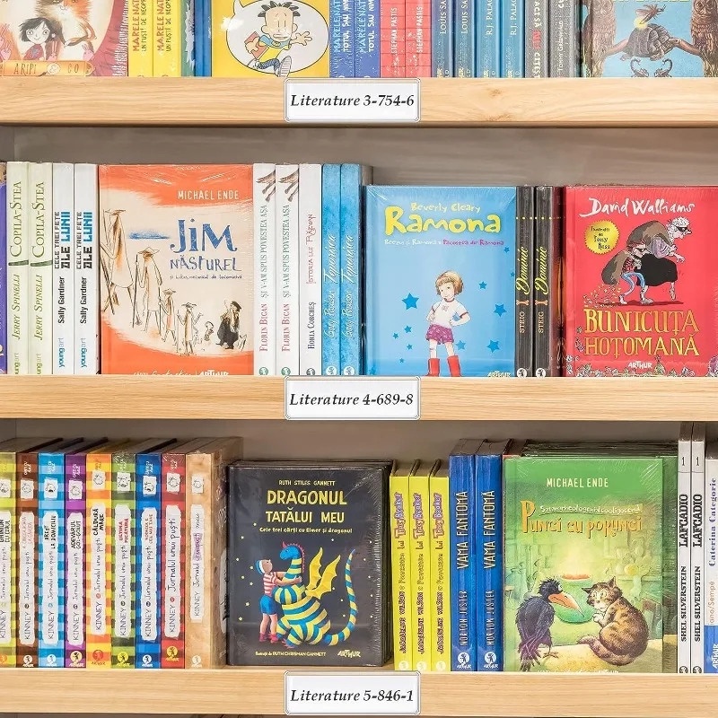 Bookshelf Label Index Card/ Multi Purpose Adhesive Label Holder ...