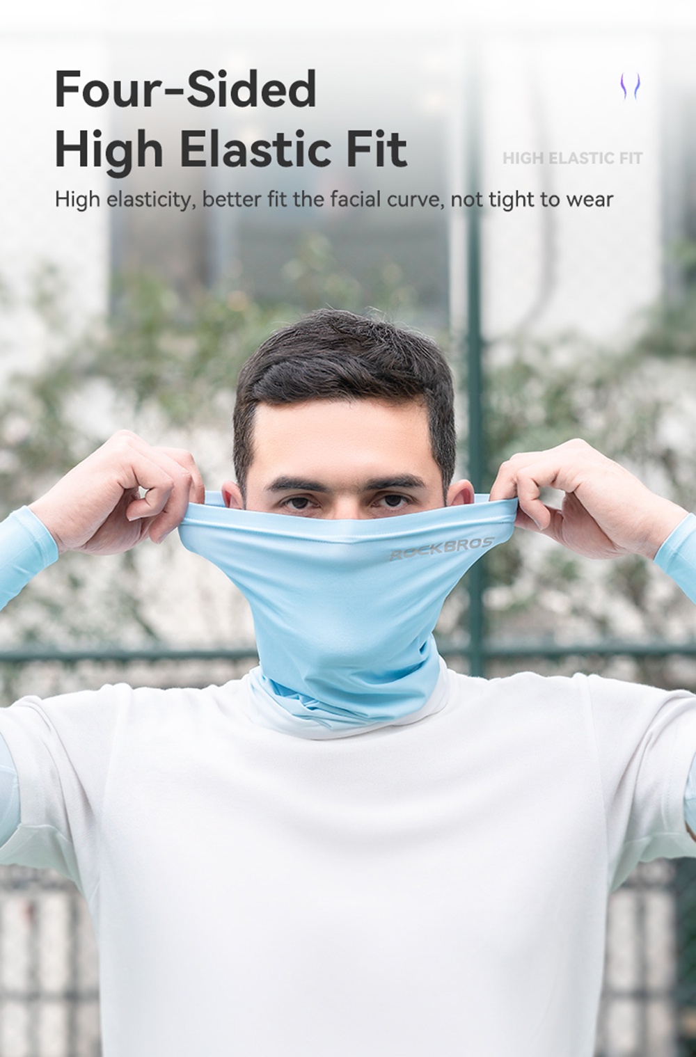 【3-day Delivery】ROCKBROS Upf50+ Mask Scarf Uv Sun Protection Mask ...