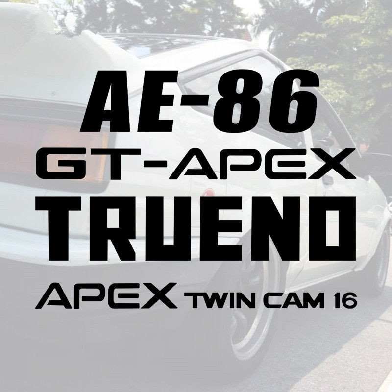 Ae86 Car Sticker Car Rear Sticker Initial D Autumn Famous Yama Fujiwara ...