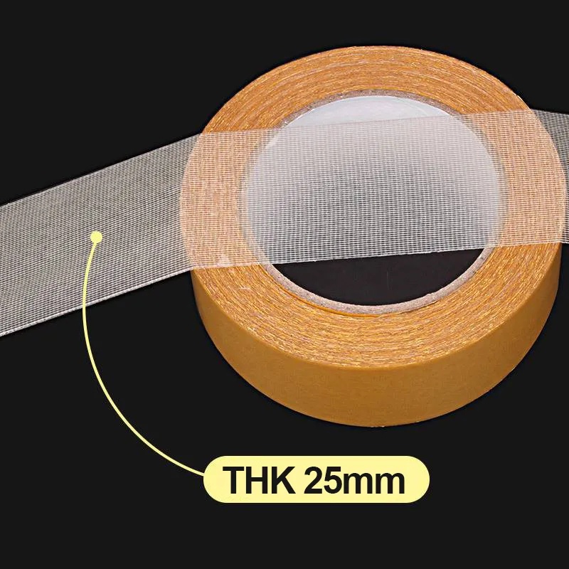5M Double-sided Translucent Glass Grid Fiber Mesh Fabric Tape / Cloth ...