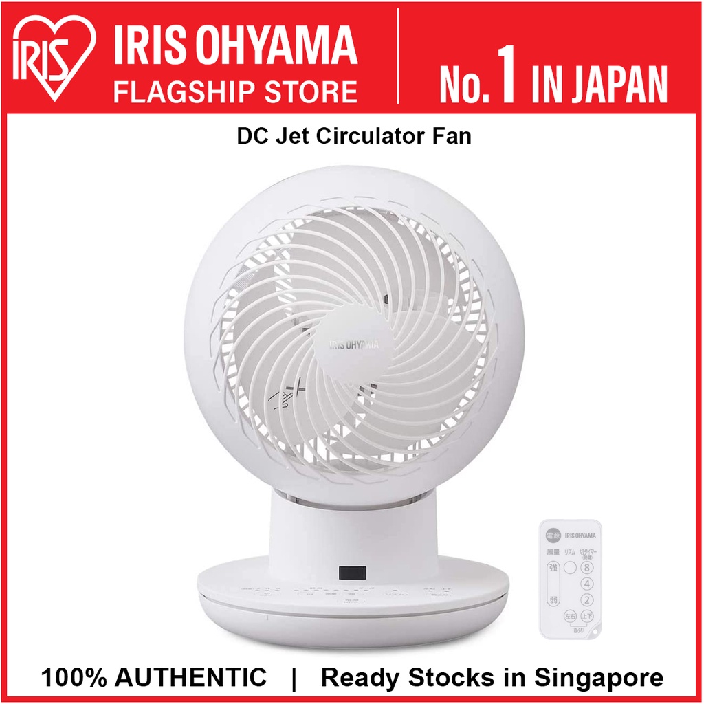 IRIS Ohyama PCF-SDS15T - Compact, Powerful | Horizontal & Vertical Swing | 6" DC JET Circulator ...