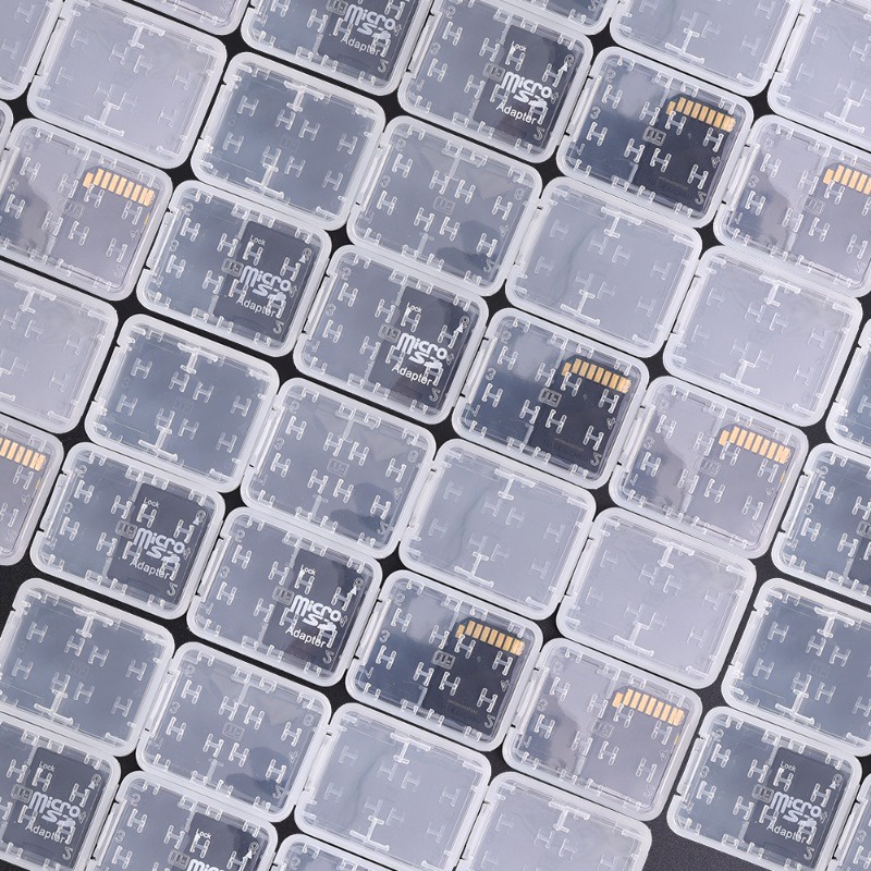 8 in 1 Micro SD Memory Card Storage Box / Travel Portable Anti-shock ...
