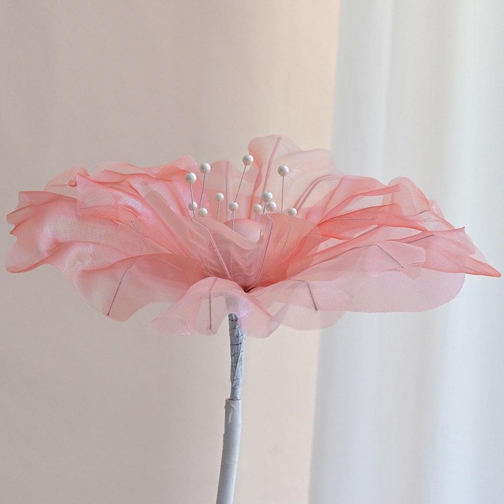 New wedding gauze large flower for Yu Meiren wedding stage layout road ...