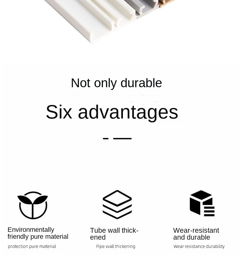 PVC Small Square New Invisible Surface Mounted Wire Network Cable ...