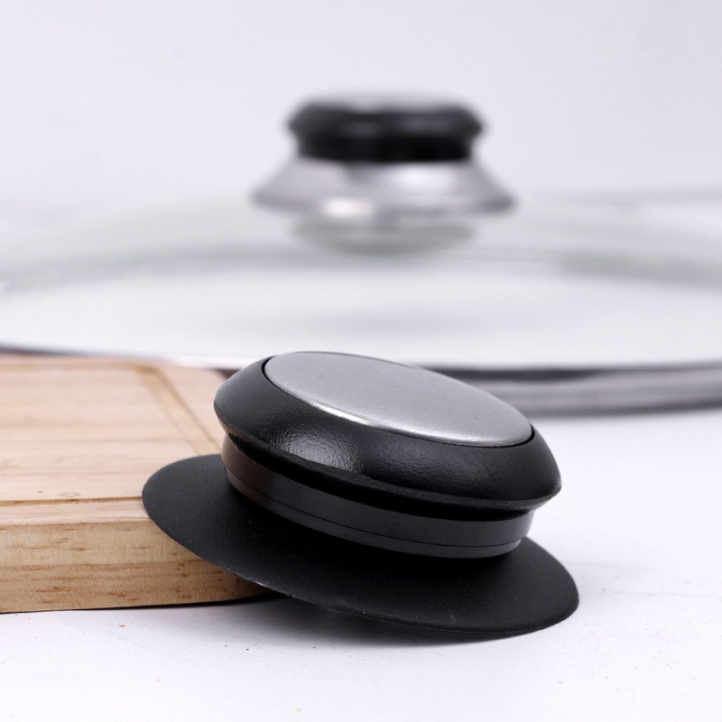 Stainless Steel Black Sliver Pot Lid Handle / Universal Replacement Pan ...