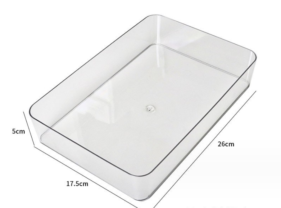 SG READY STOCK Transparent Drawer Organiser Tray Drawer Organizer Clear ...