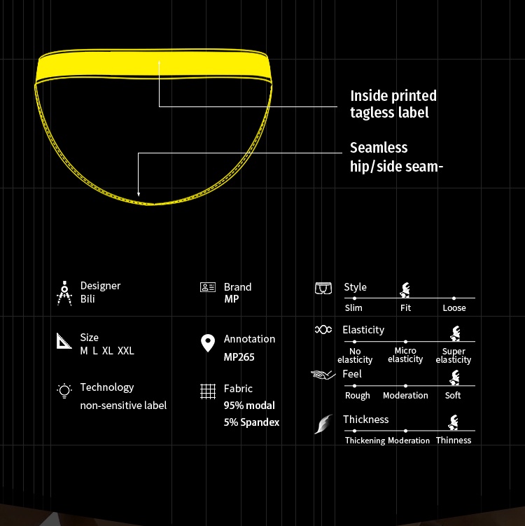 Briefs Men's Ice silk Underpants Soft Panties Modal Comfortable Men ...