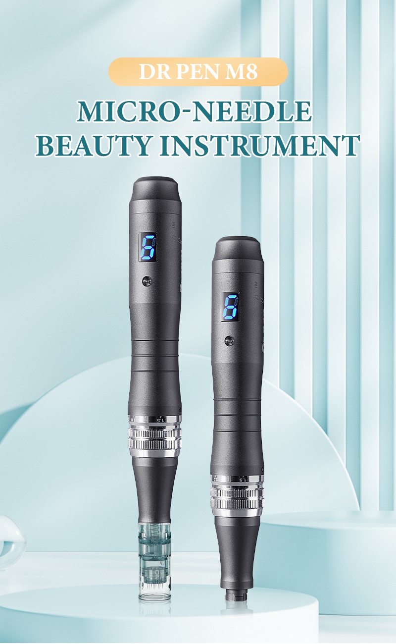 Dr pen Ultima M8 With 2 pcs Needles Microneedling Pen Electric Wireless ...