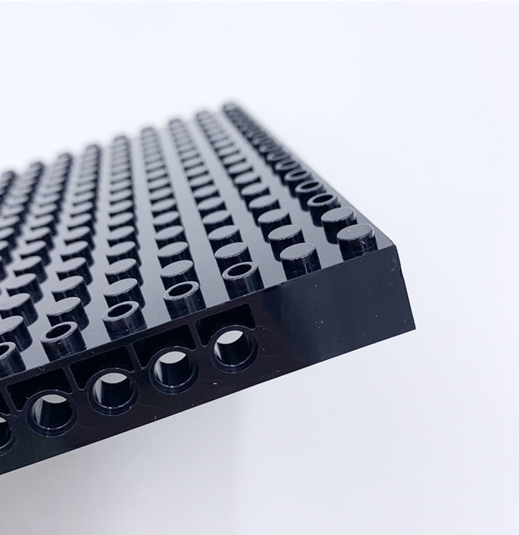 1PC Baseplate Building Block Base Plate Black Splice Brick DIY ...
