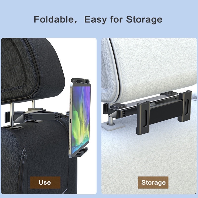 Car Headrest Phone Holder Flexible Adjustable 360 Degree Back Seat Car ...