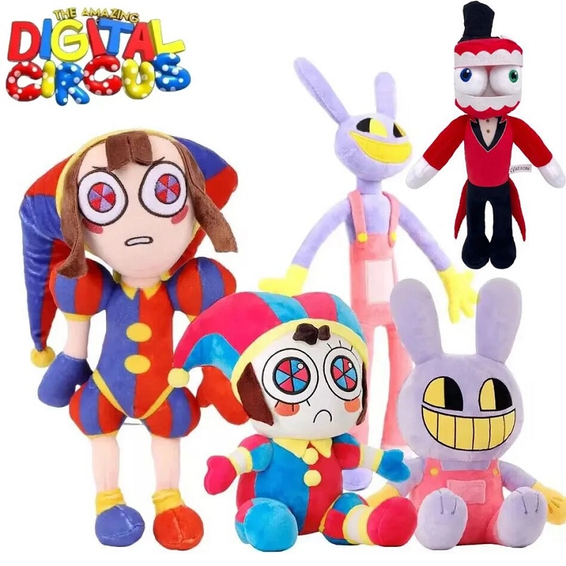 pomni jax Anime Game The Amazing Digital Circus Clown Plush Toy Cute ...