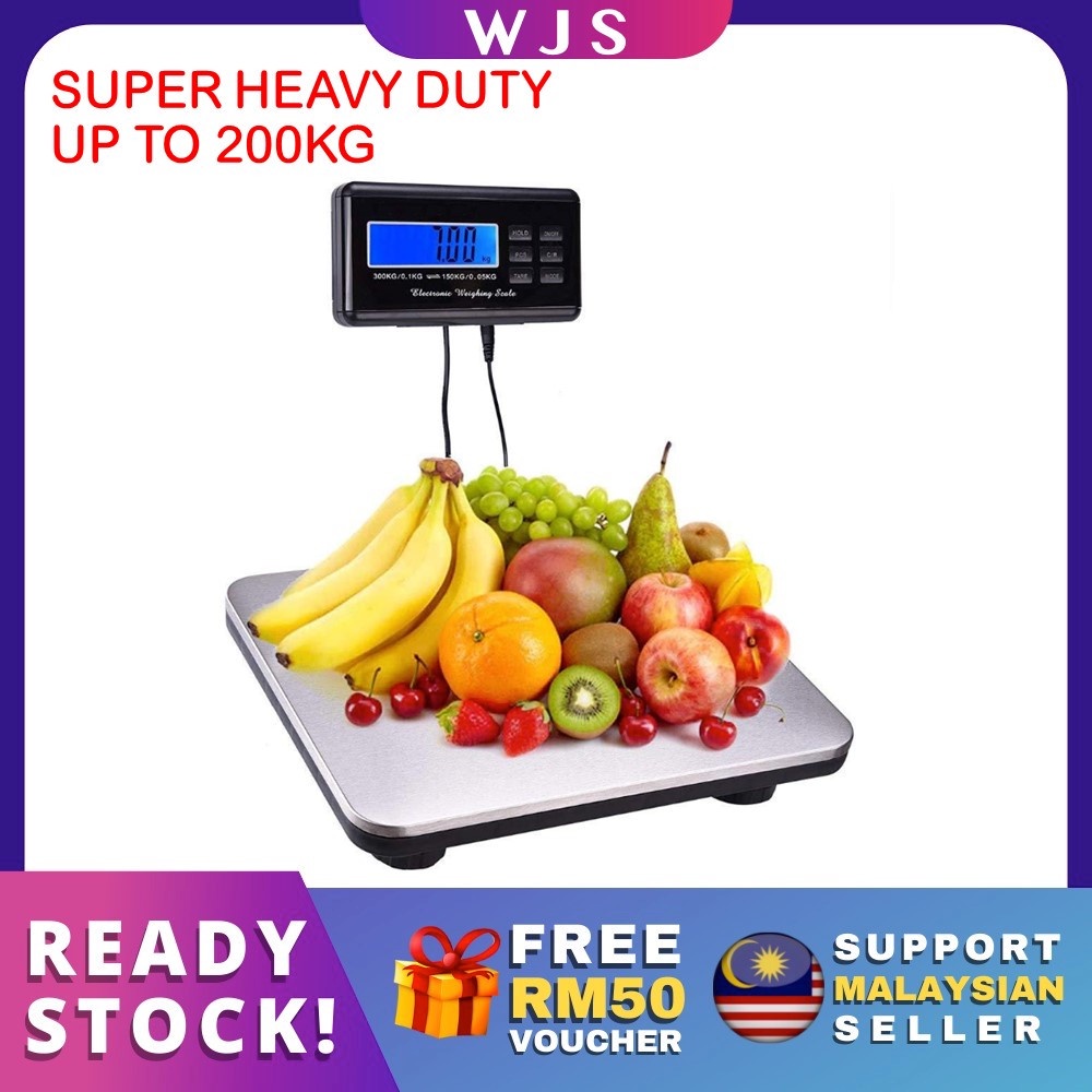 FREE RM50 VOUCHER MLQ Heavy Digital Weighing Scale Industrial Scale For ...