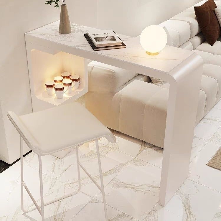 Leisure Mini Bar Table, Home Small Bar Counter, Simple Rock Board, High ...