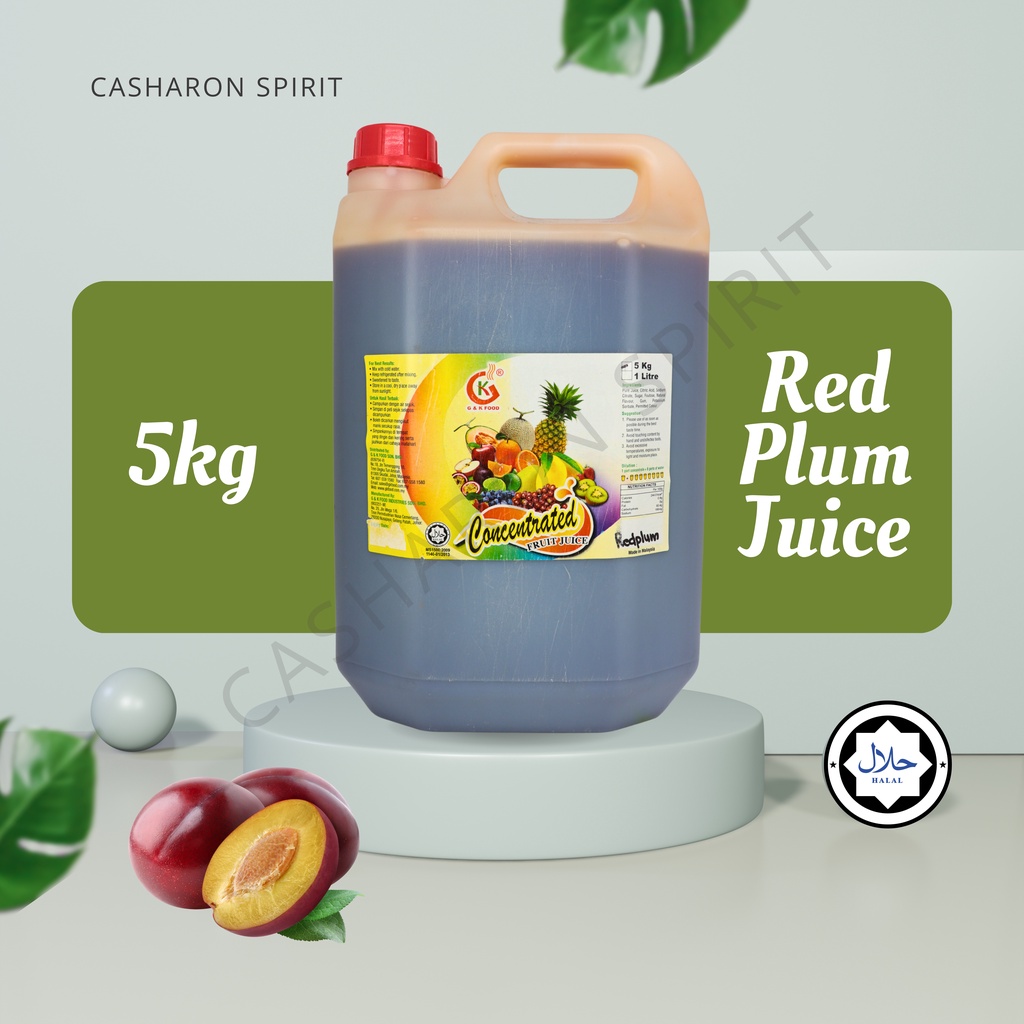 5kg Concentrate Red Plum Juice (4L) | Shopee Singapore