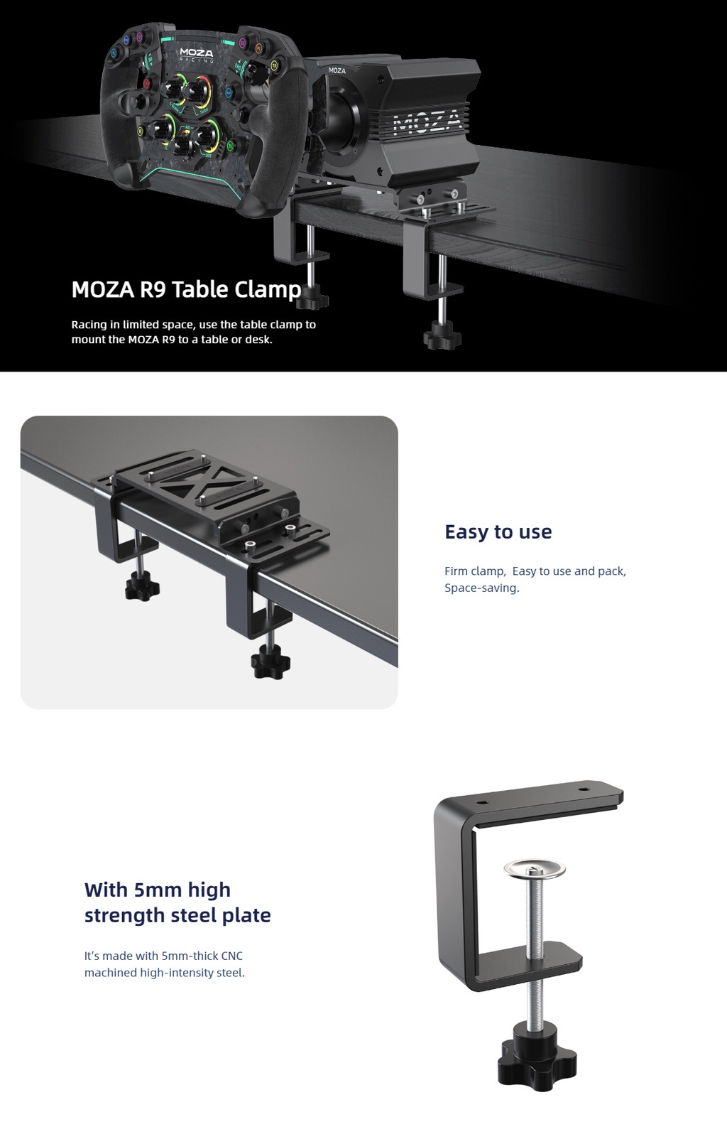 Moza Table Clamp - RS12 | Shopee Singapore