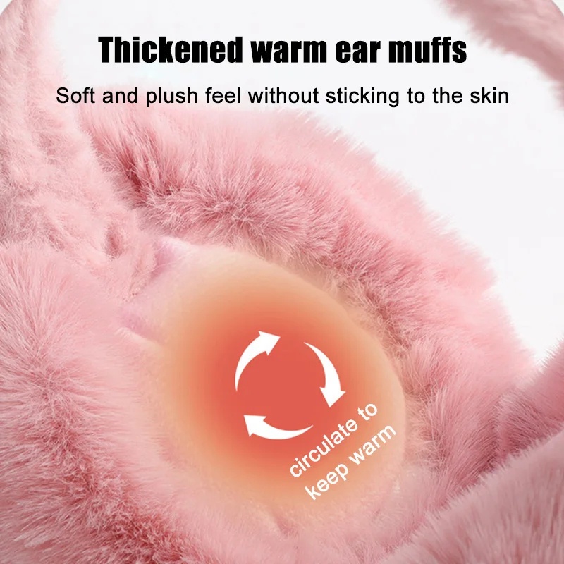 Round Plush Ear Muffs - Ear Cover - Winter Outdoor - Y2k, Maillard ...