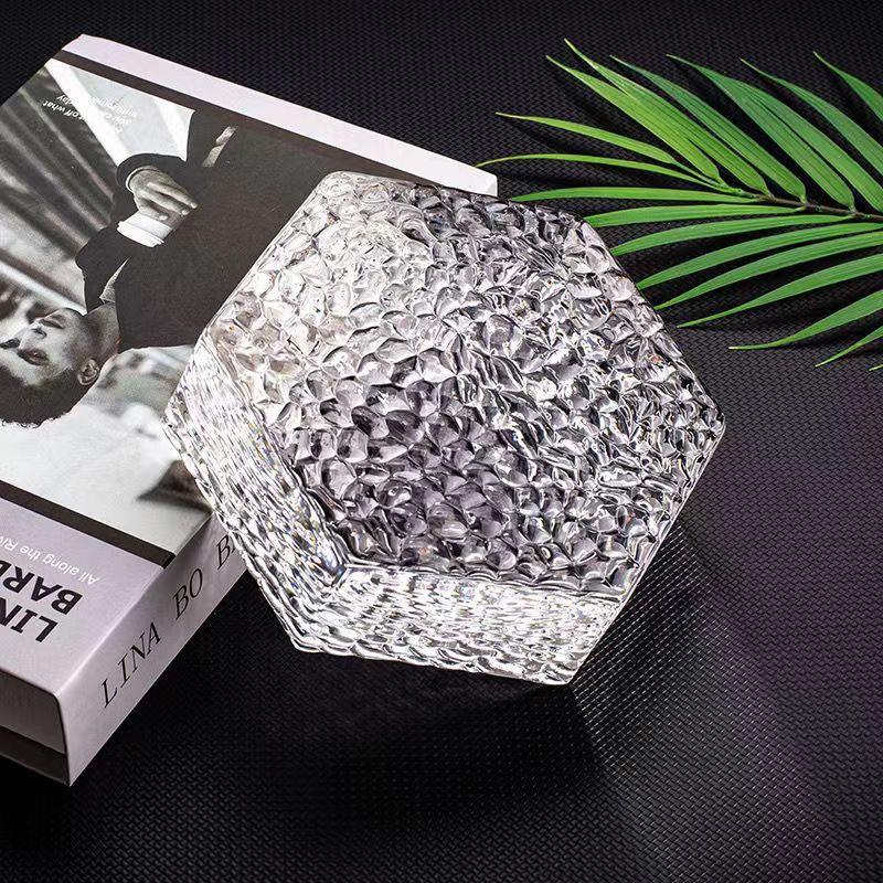 Super White Crystal Transparent Glass Fine Grinding Brick Partition ...